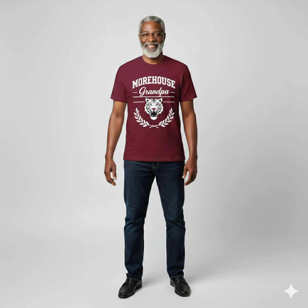 "Morehouse Grandpa" Tee – Spelhouse Merch